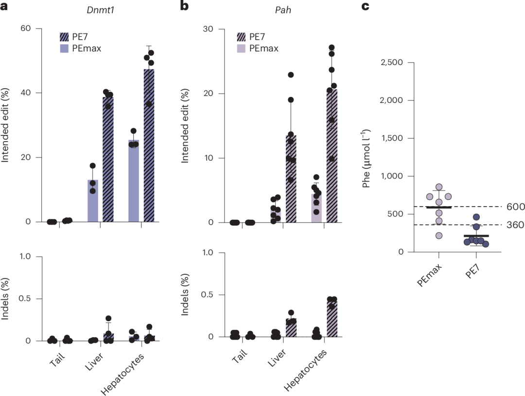 Nat Biomed Eng | Prime编辑结合多种递送策略治疗苯丙酮尿症 – 派真生物